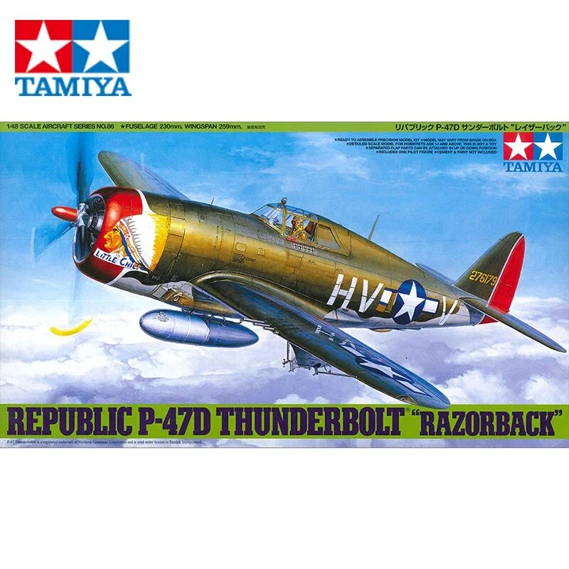 Набор для сборки модели TAMIYA P-47D 1/48