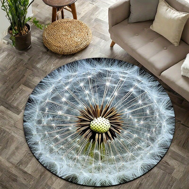 Ковер дорожка 120x120 см 6 мм 3d-эффект белый