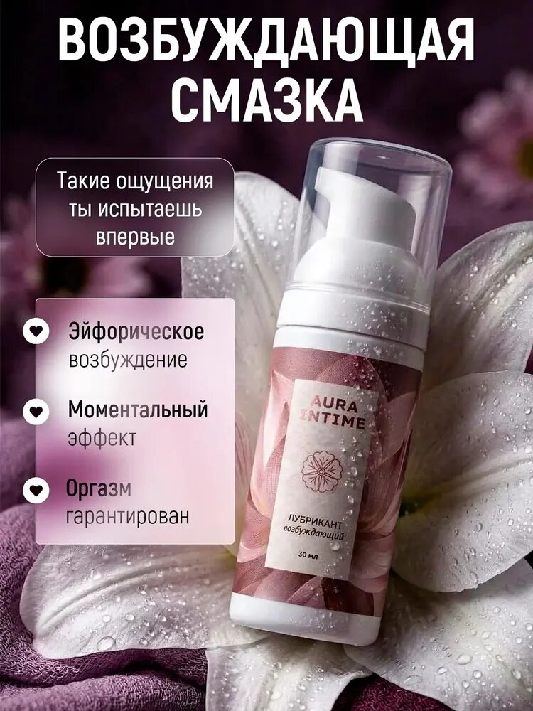 Смазка для возбуждения женщины; интимный лубрикант на водной основе возбуждающий;