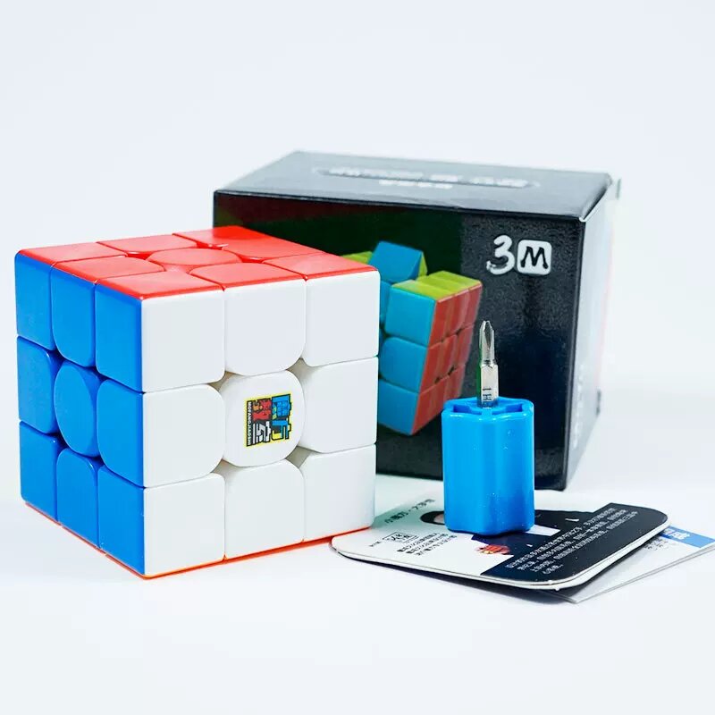 Magical Dragon 3x3 Магнитный Speed Cube, Гладкая работа для соревнований, Однотонный, Подходит для детей и взрослых