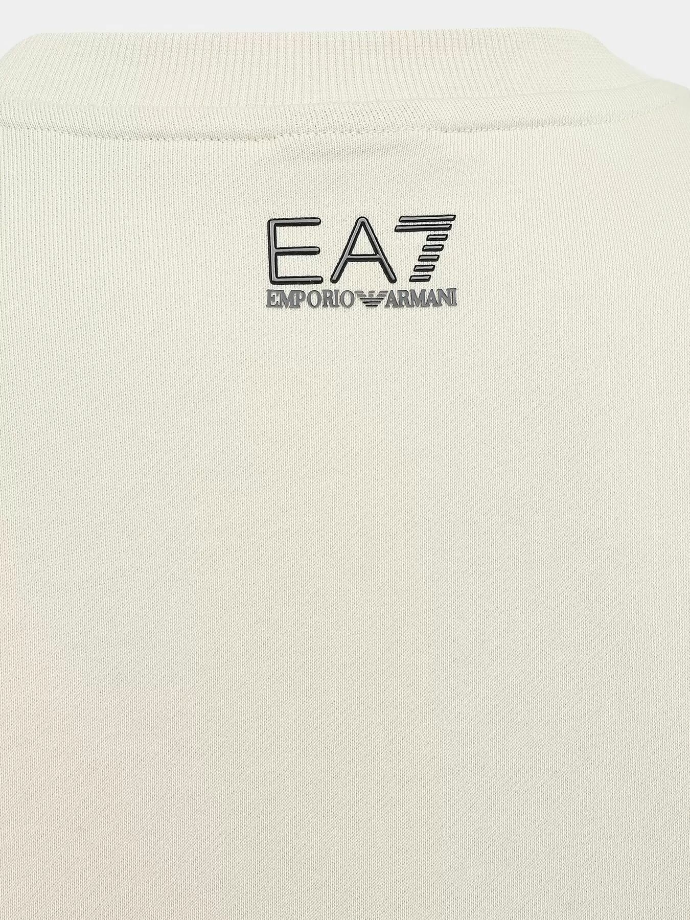 Свитшот EA7 EMPORIO ARMANI, размер M, , бежевый — фото 1
