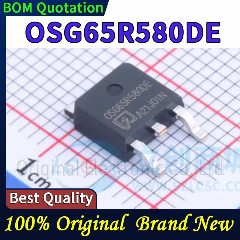 5 шт./лот OSG65R580DE, отправка в течение 48 часов, жесткий чехол для телефона из поликарбоната