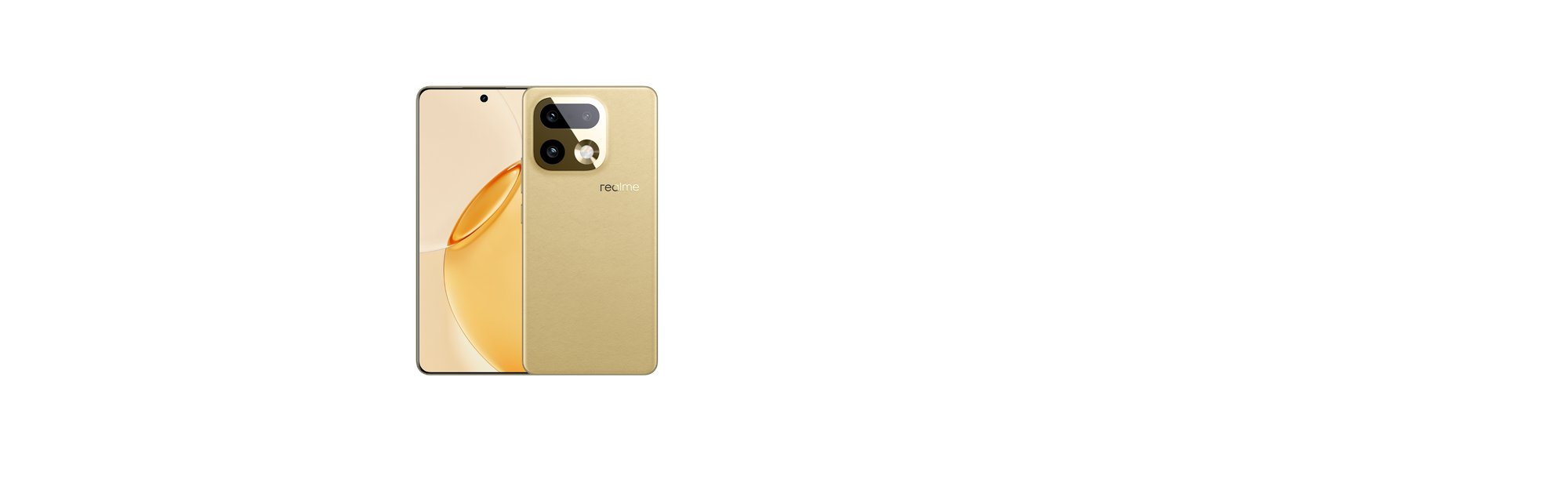 Смартфон - Realme 16 Pro+ 5G - 8/256Gb - Master Gold - (Золотой)