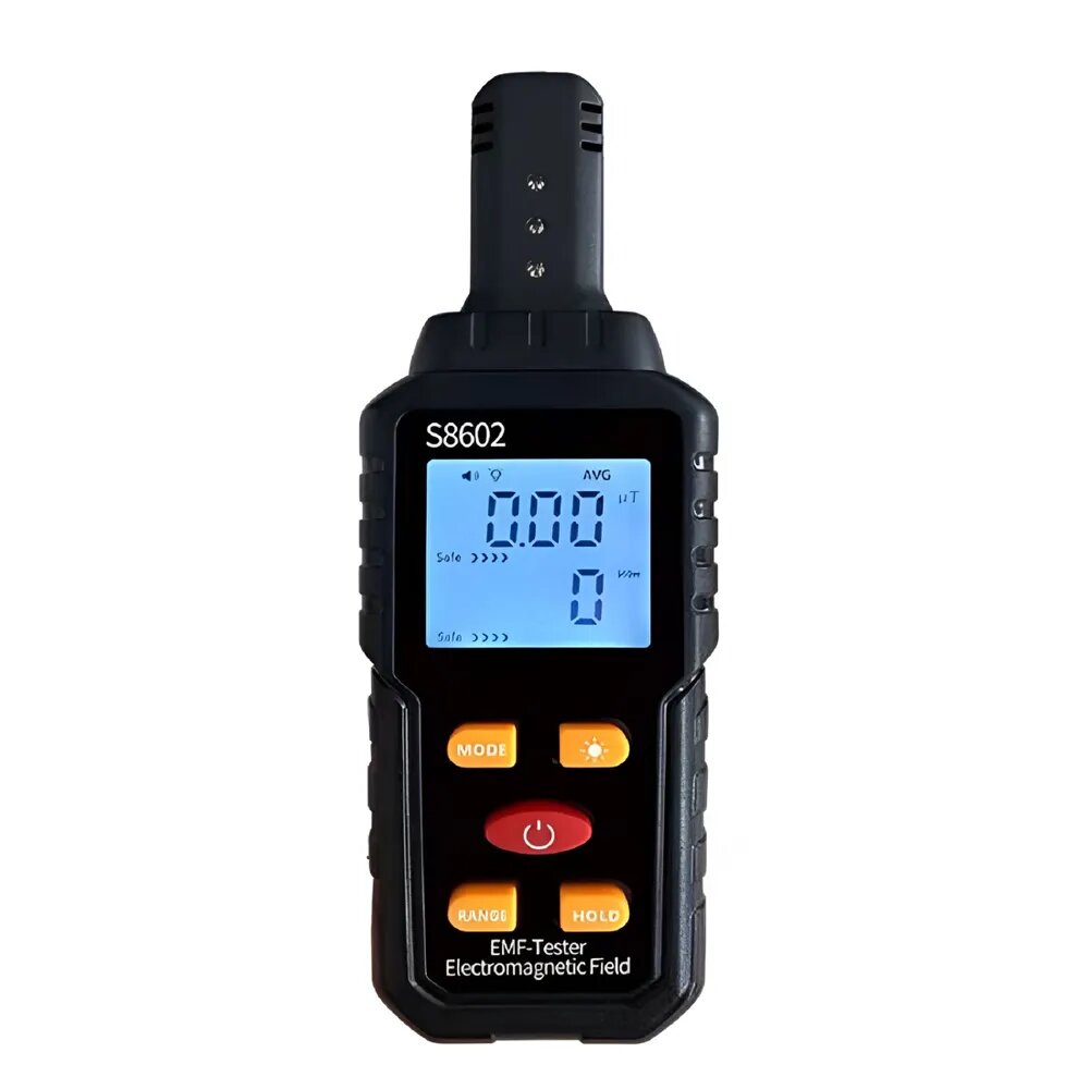 GJX 3-в-1 Детектор радиации с LCD дисплеем, диапазон 1В/м - 1999В/м.