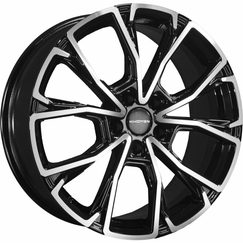 Литой колесный диск Khomen Wheels KHW1907 (Nissan X-Trail) 7,5x19/5x114,3 ET45 D66,1 Black-FP