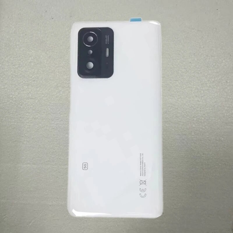 Задняя крышка/корпус для Xiaomi Mi 11T Pro 11T 5G с линзой камеры (замена) Bright White