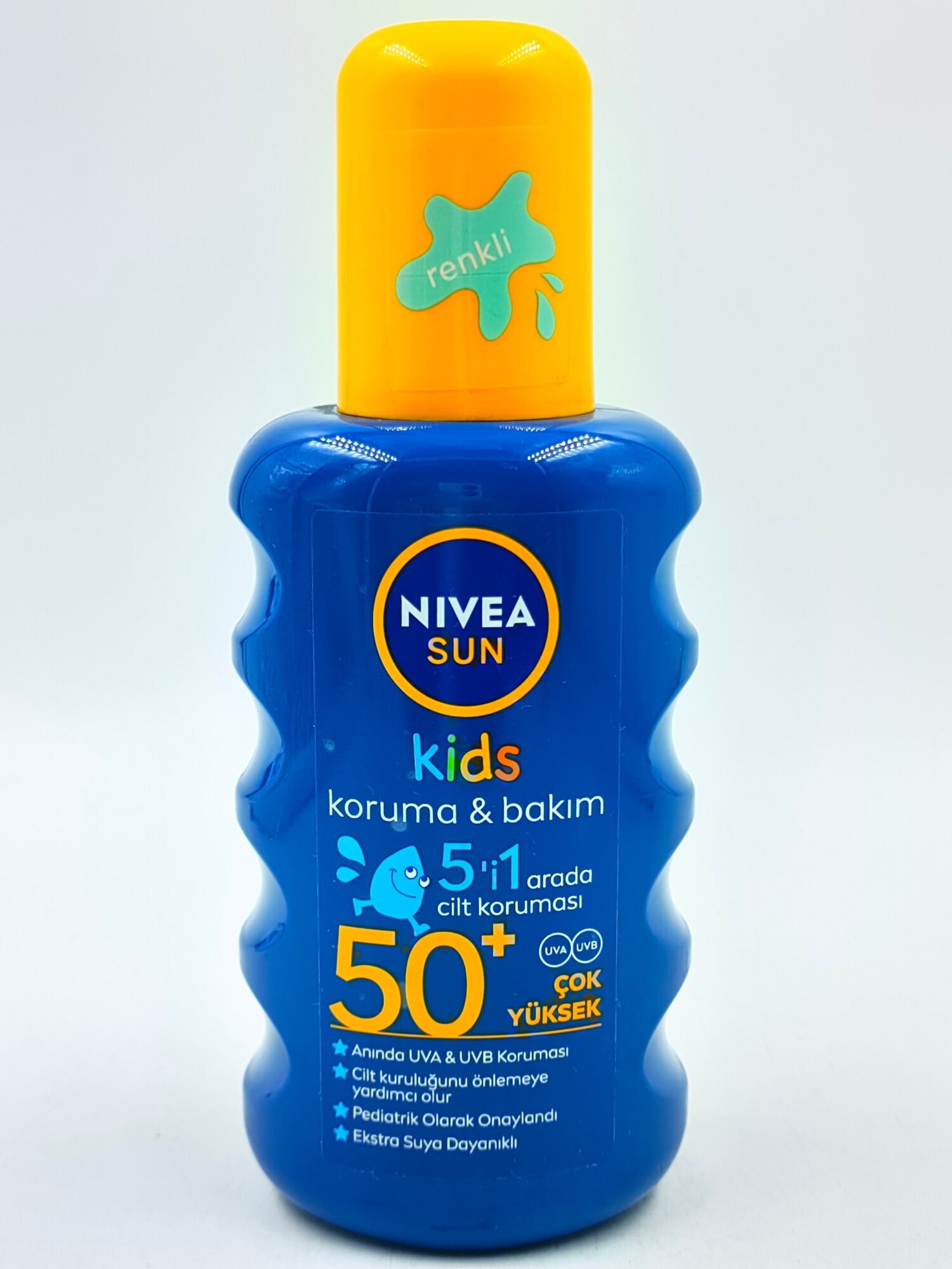 Солнцезащитный спрей Nivea Sun Protection & Care для детей, SPF 50+, защита от солнца, 200 мл (Германия)