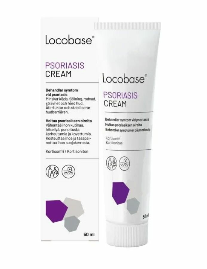 Крем для для лечения и профилактики псориаза Locobase Psoriasis Cream 50 мл (Швеция)I