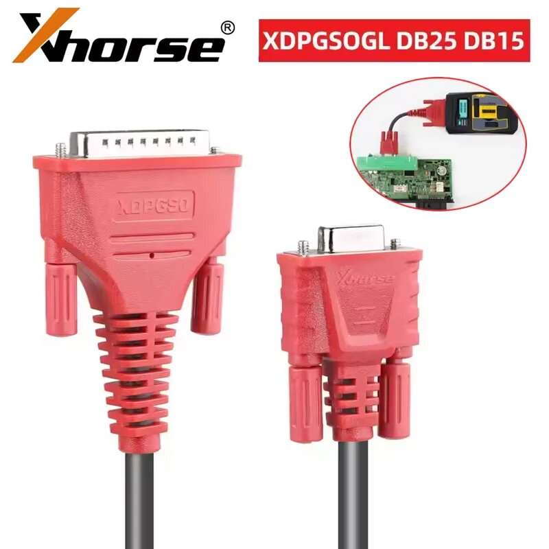 Кабель-адаптер Xhorse XDPGSOGL DB25 DB15 для BMW, Audi, Mercedes-Benz, Honda, совместимый с Key Tool Plus и VVDI Prog, без па.