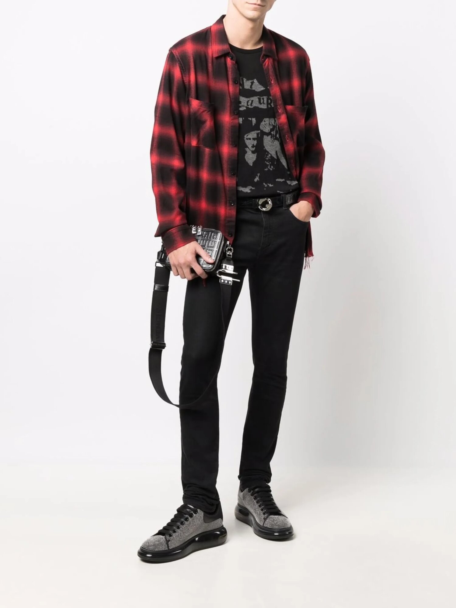 Рубашка AMIRI Shadow, размер 2XL — фото 1