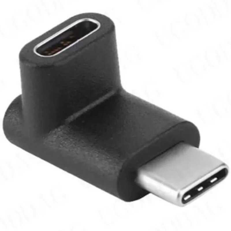 90-градусный угловой преобразователь USB C типа C «папа-мама» USB-C адаптер для портативного разъема для смартфона Samsung Huawei