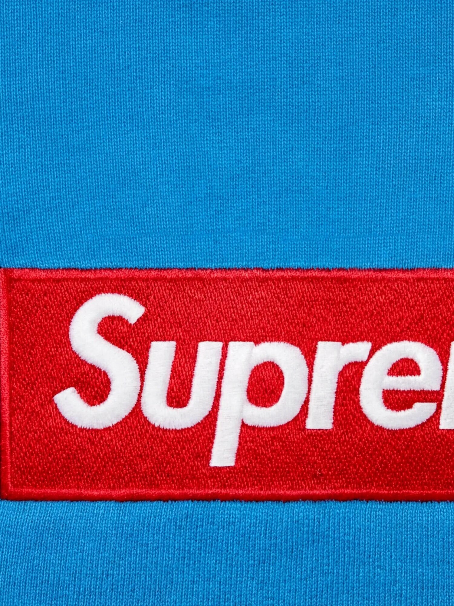 Толстовка Supreme Box Logo sweatshirt, размер 50, , blue — фото 1