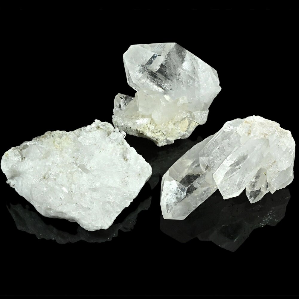Кристаллы горного хрусталя 84*46*46мм, 200-219г