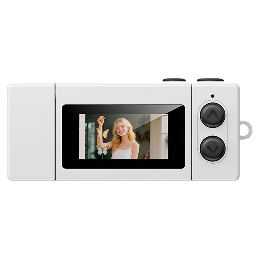 Мини-камера-брошь LK-030 с поворотным экраном 0,96 и разрешением 720P