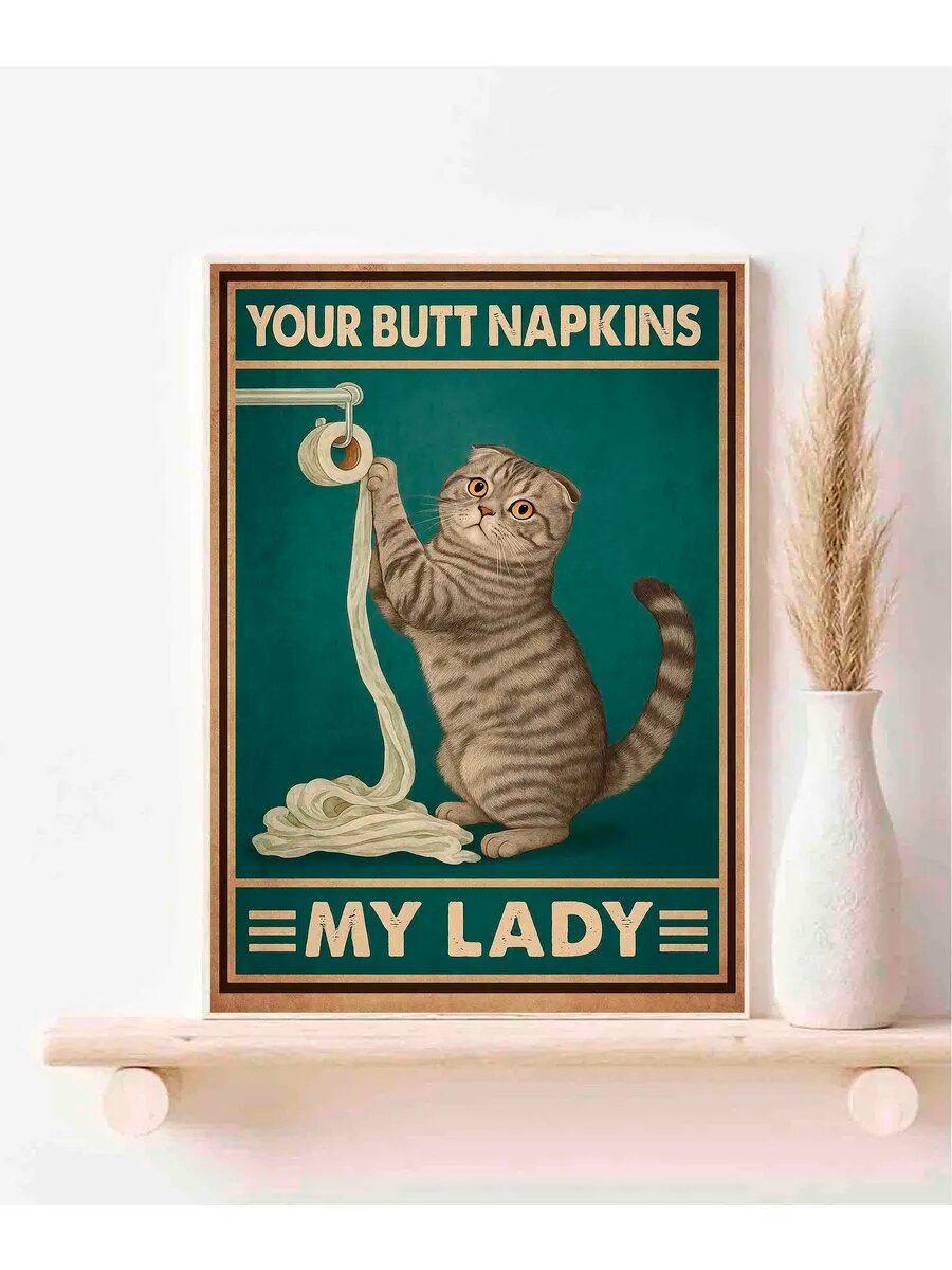 Шотландская вислоухая кошка, Your Butt Napkins My Lady, Пла