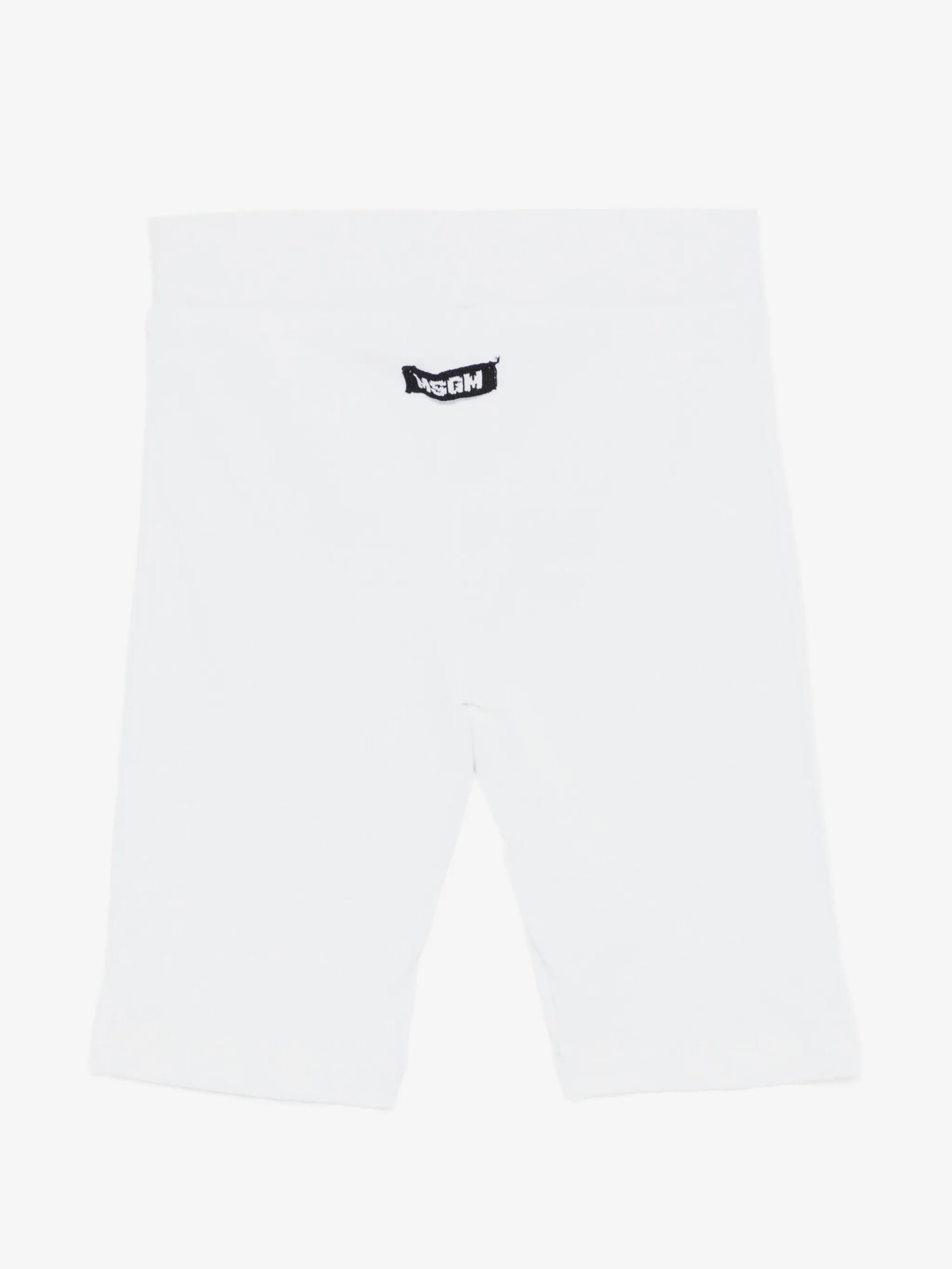 Шорты MSGM Logo-embroidery shorts, размер 8 лет, бежевый/белый — фото 1