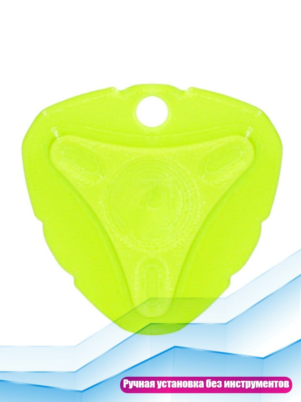Тормозная колодка для велосипеда, флуоресцентный зеленый - ξМано 4