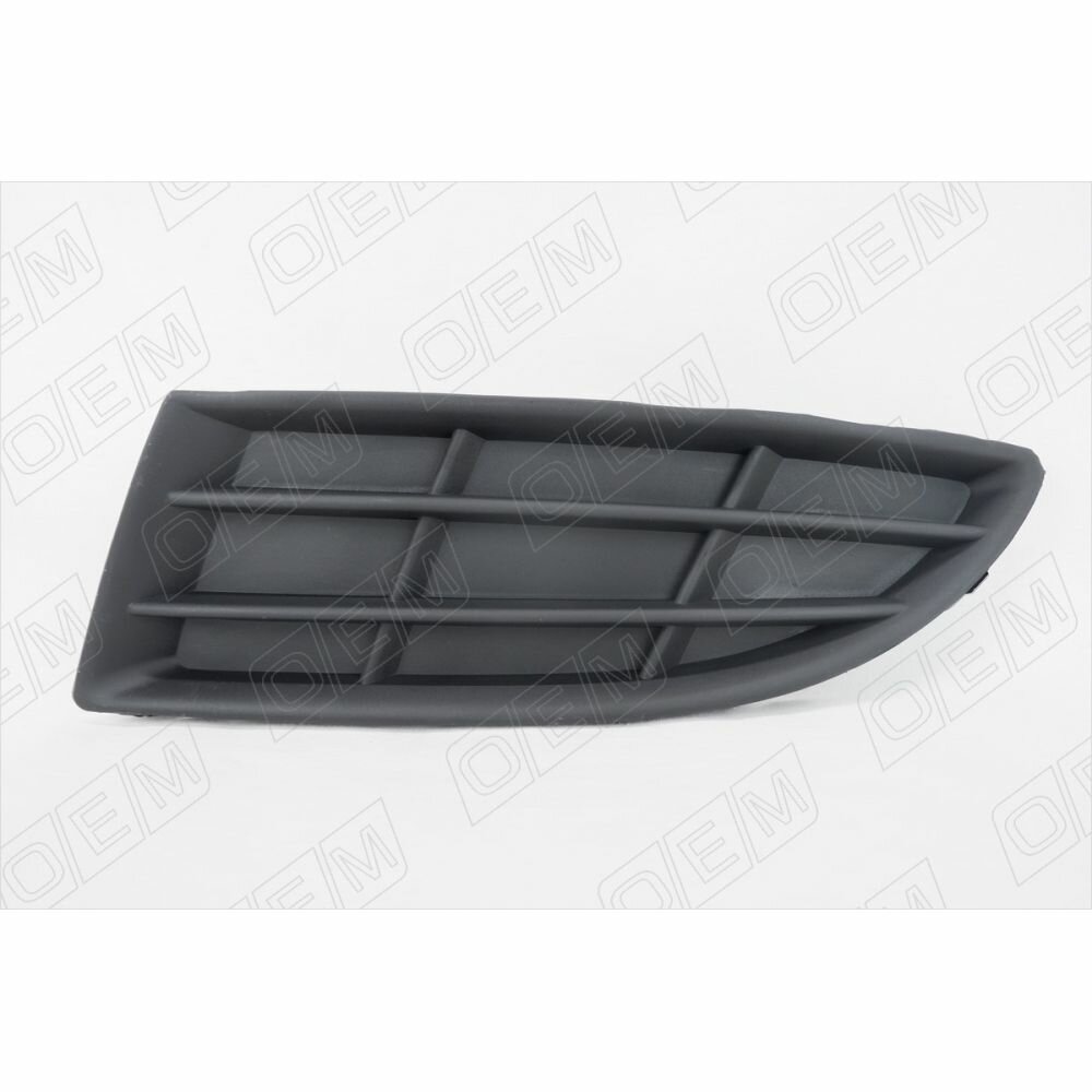 Решетка переднего бампера левая для Skoda Fabia 2 рестайлинг 2010-2014, Шкода Фабия 2 рестайлинг решетка переднего бампера левая O.E.M. OEM1352L, oem 5J0807367A9B9