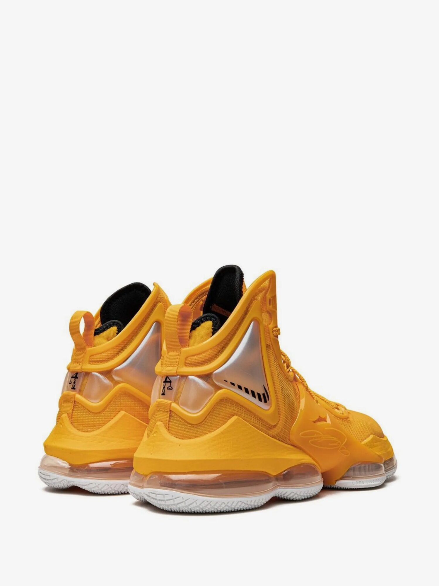 Кроссовки NIKE LeBron 19, размер 8.5 US, оранжевый — фото 1