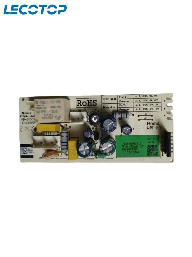 Новая печатная плата W19-50AB-ZY Circuit PCB W19-50 Плата управления для запасных частей материнской платы холодильника Homa
