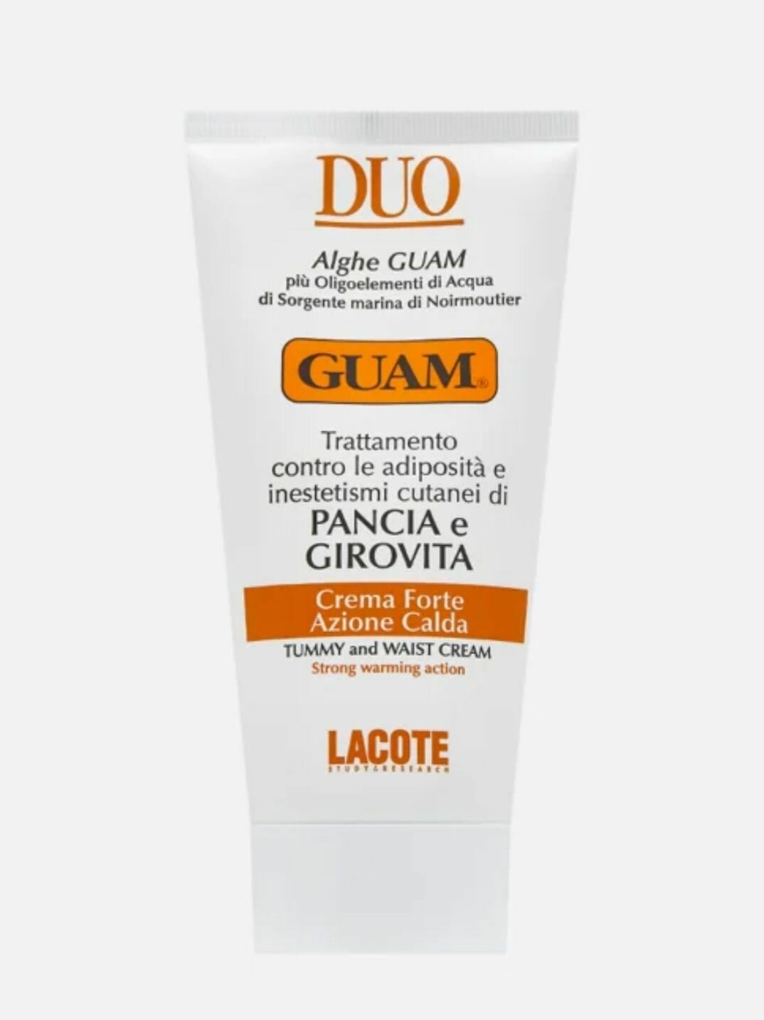 Крем для живота и талии с разогревающим эффектом GUAM duo pancia girovita crema forte azione calda