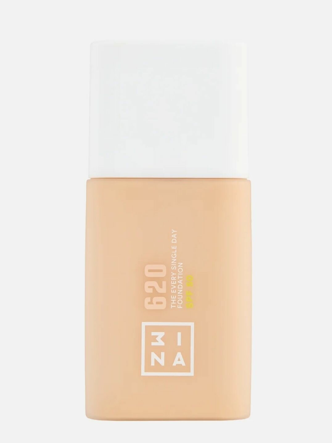 Легкая тональная основа для лица spf50 3INA the every single day foundation 620
