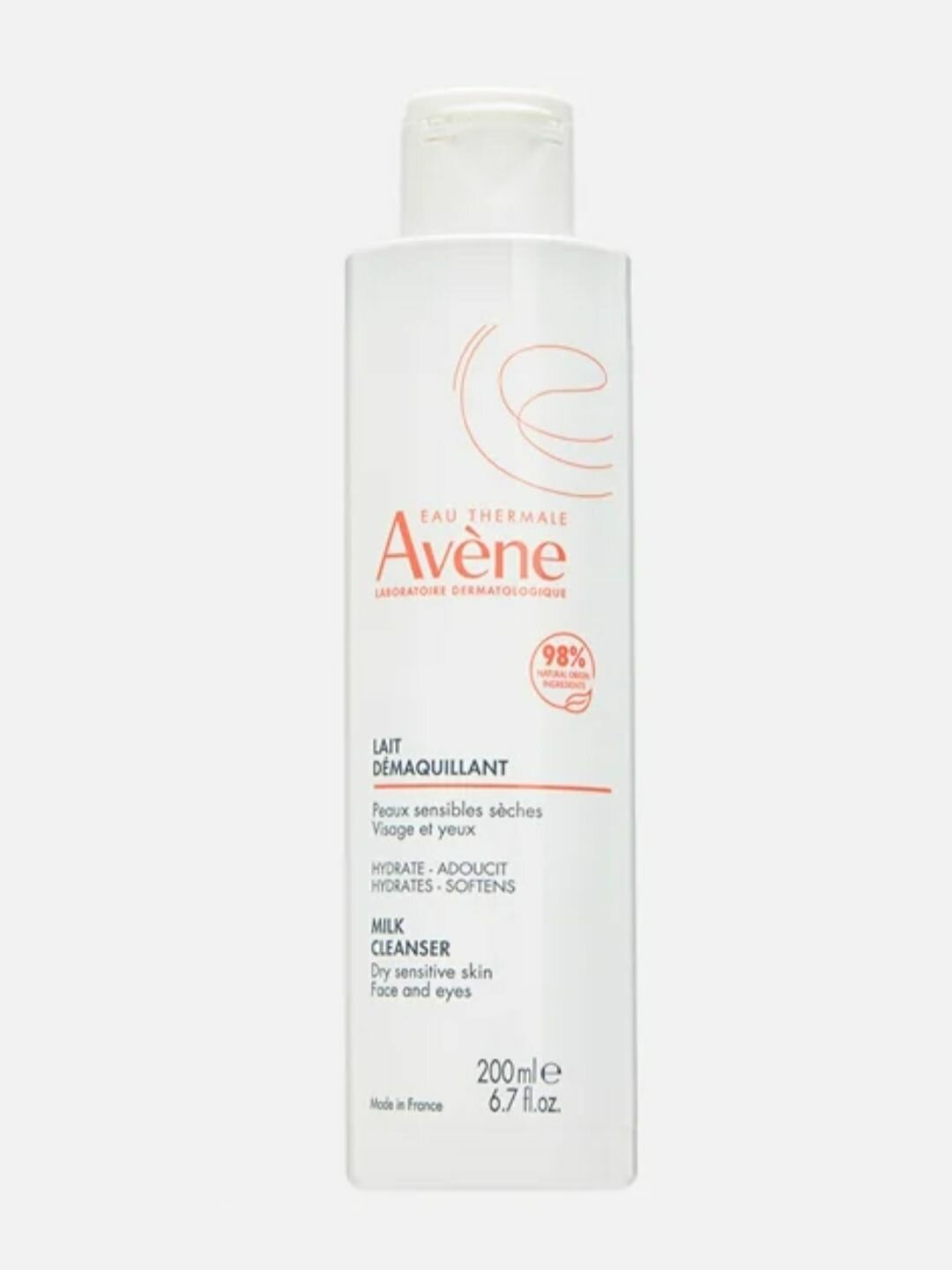 Мягкое очищающее молочко EAU THERMALE AVENE essentials