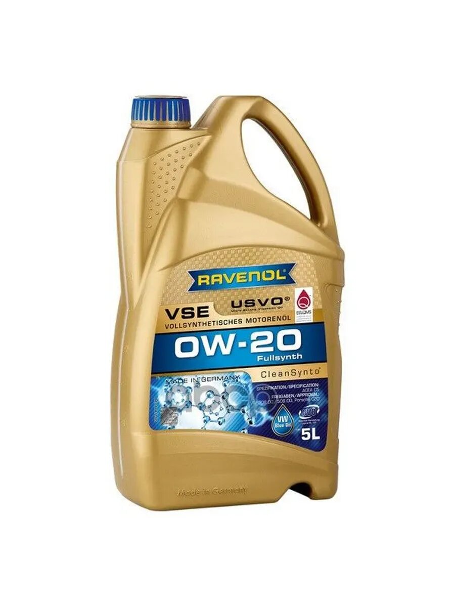 Ravenol Vse 0W-20 C5 5л. масло синтетика 111111200501999