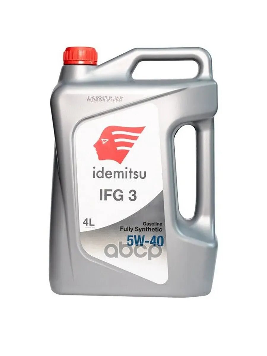 IDEMITSU Синтетическое Ifg3 5W40 Sp 4Л
