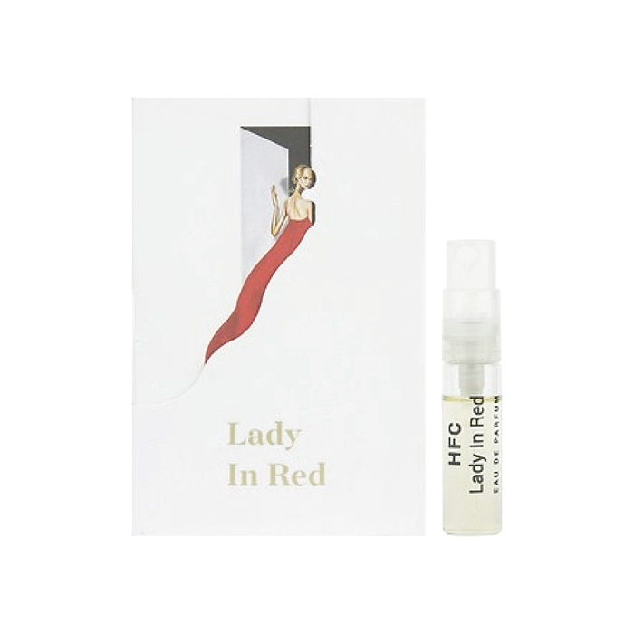 Леди В Красном - женская парфюмерная вода Hfc Lady In Red, миниатюра 2.5 мл