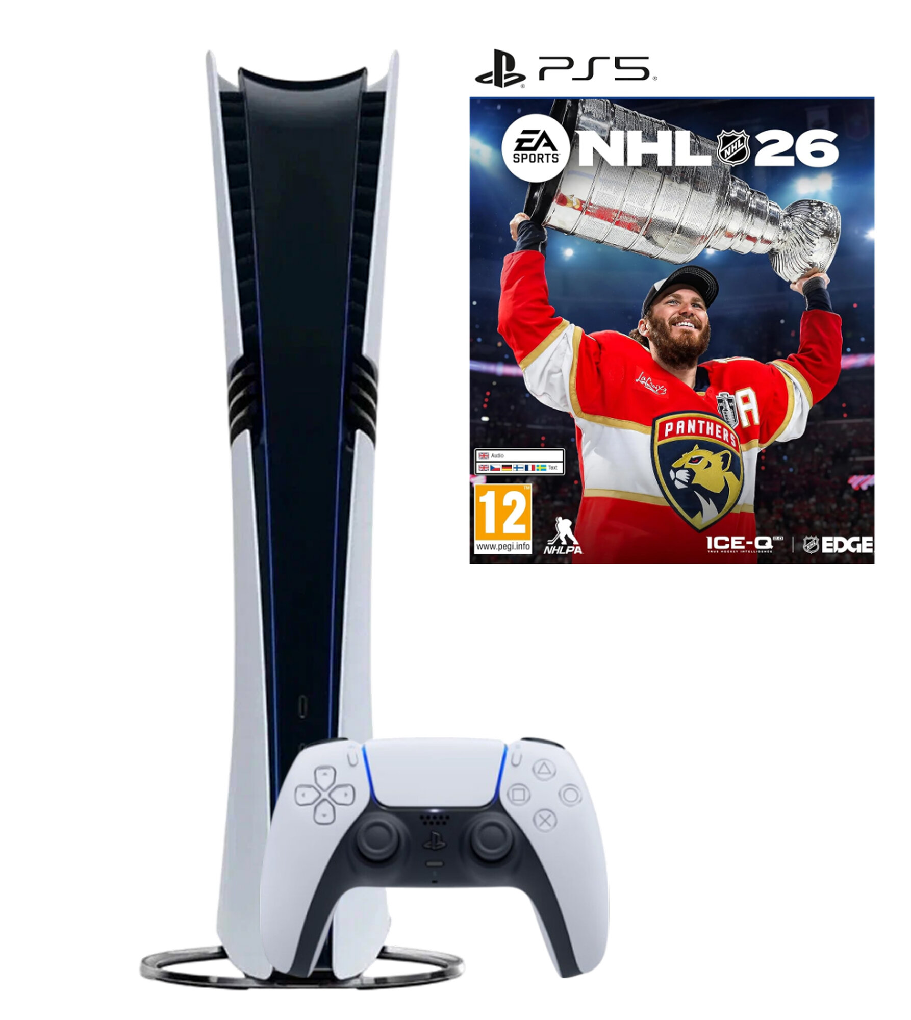 Игровая приставка Sony PlayStation 5 Pro Digital + игра NHL 26