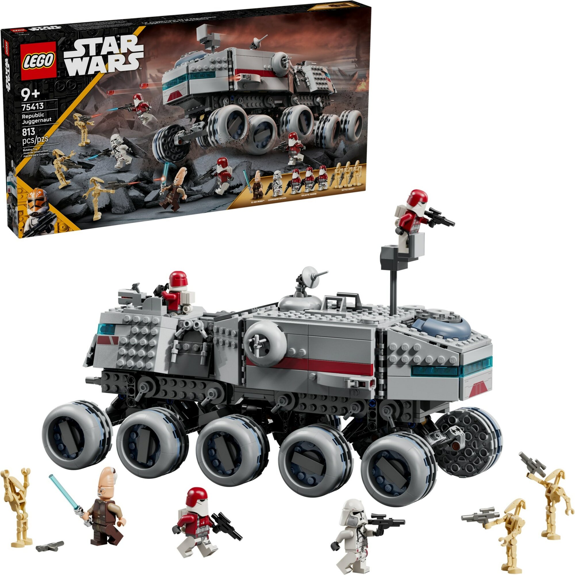 Конструктор LEGO 75413 - Лего Республиканский Джаггернаут, 813 деталей