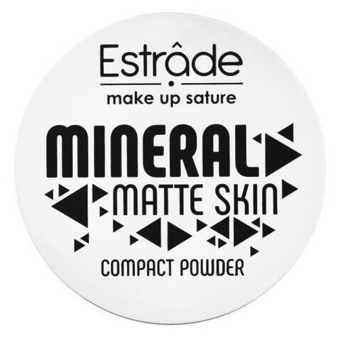 Пудра компактная Estrade Mineral Matte Skin, тон М22 светлый беж холодный, 7г