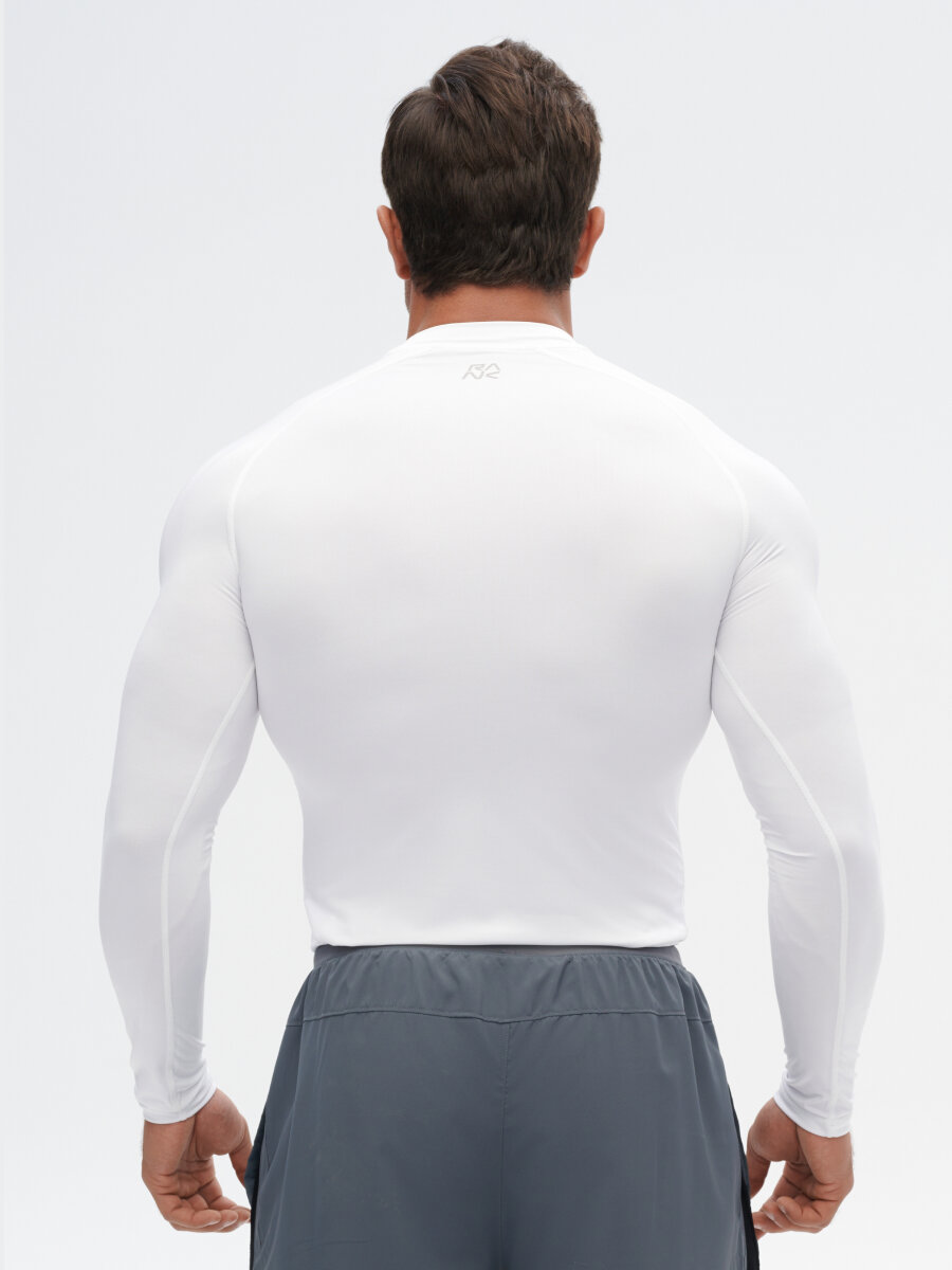 Лонгслив спортивный RANK Compression Long Sleeve, размер XL, , белый — фото 1
