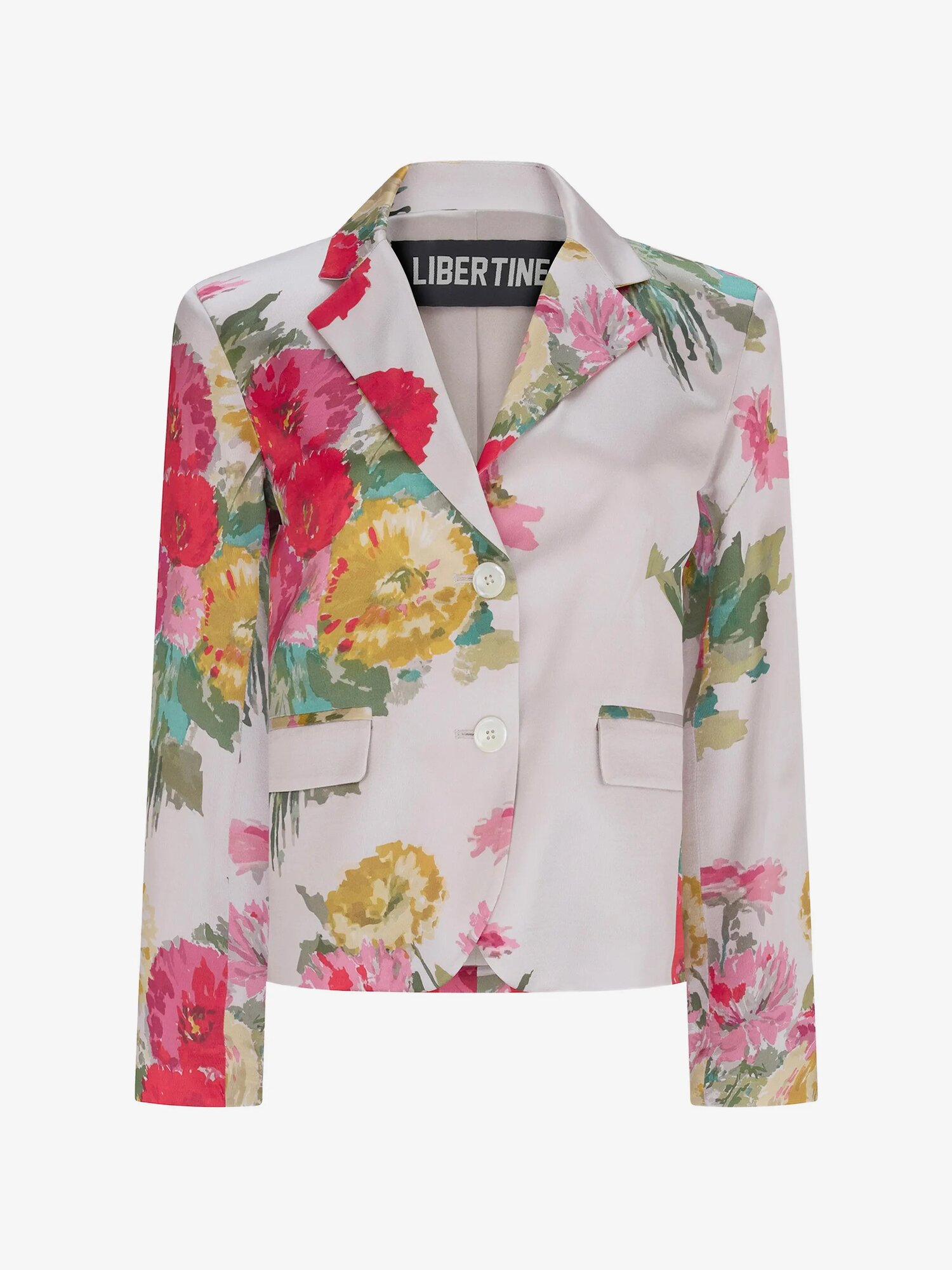 Пиджак Libertine Pat Nixon floral-print silk blazer