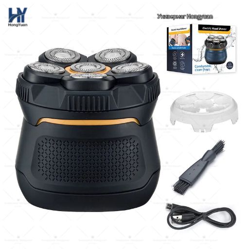 HongYuan Электробритва 450F9DE0444F4D049724B21BEE8ACFC2, черный, золотой