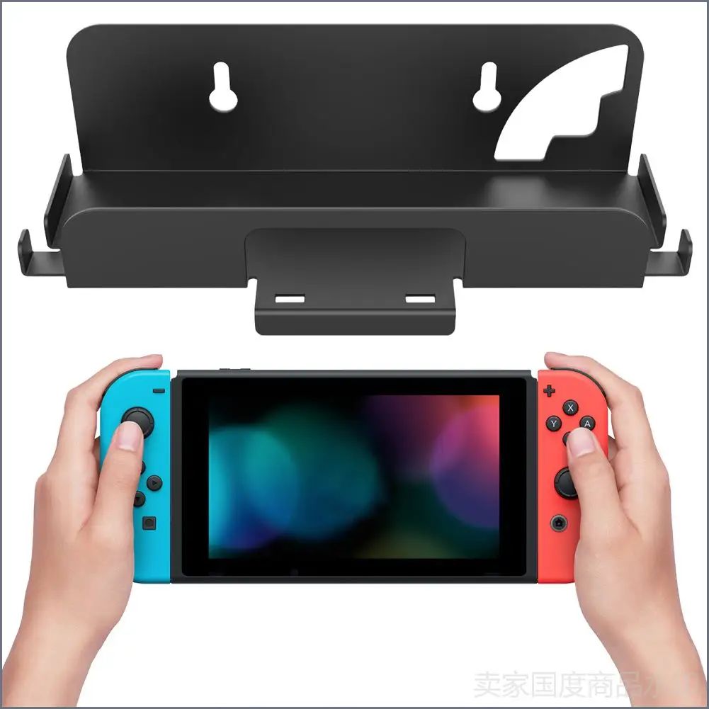 Крепление для Nintendo Switch OLED на стену с держателем для контроллеров
