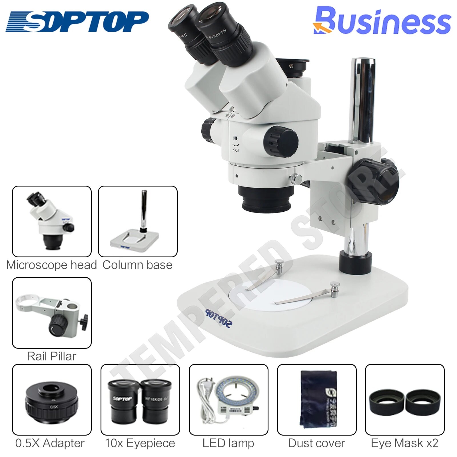 Soptop SZMN тринокулярный микроскоп 500X