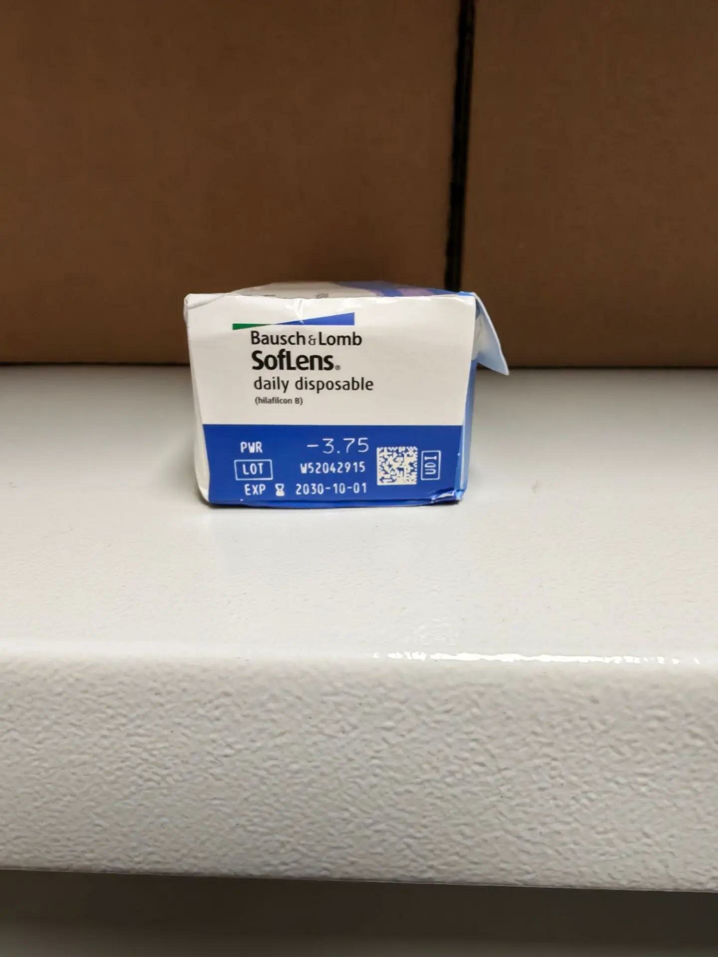 Контактные линзы Soflens Daily Disposable 30 линз R 8,6 D -3,75