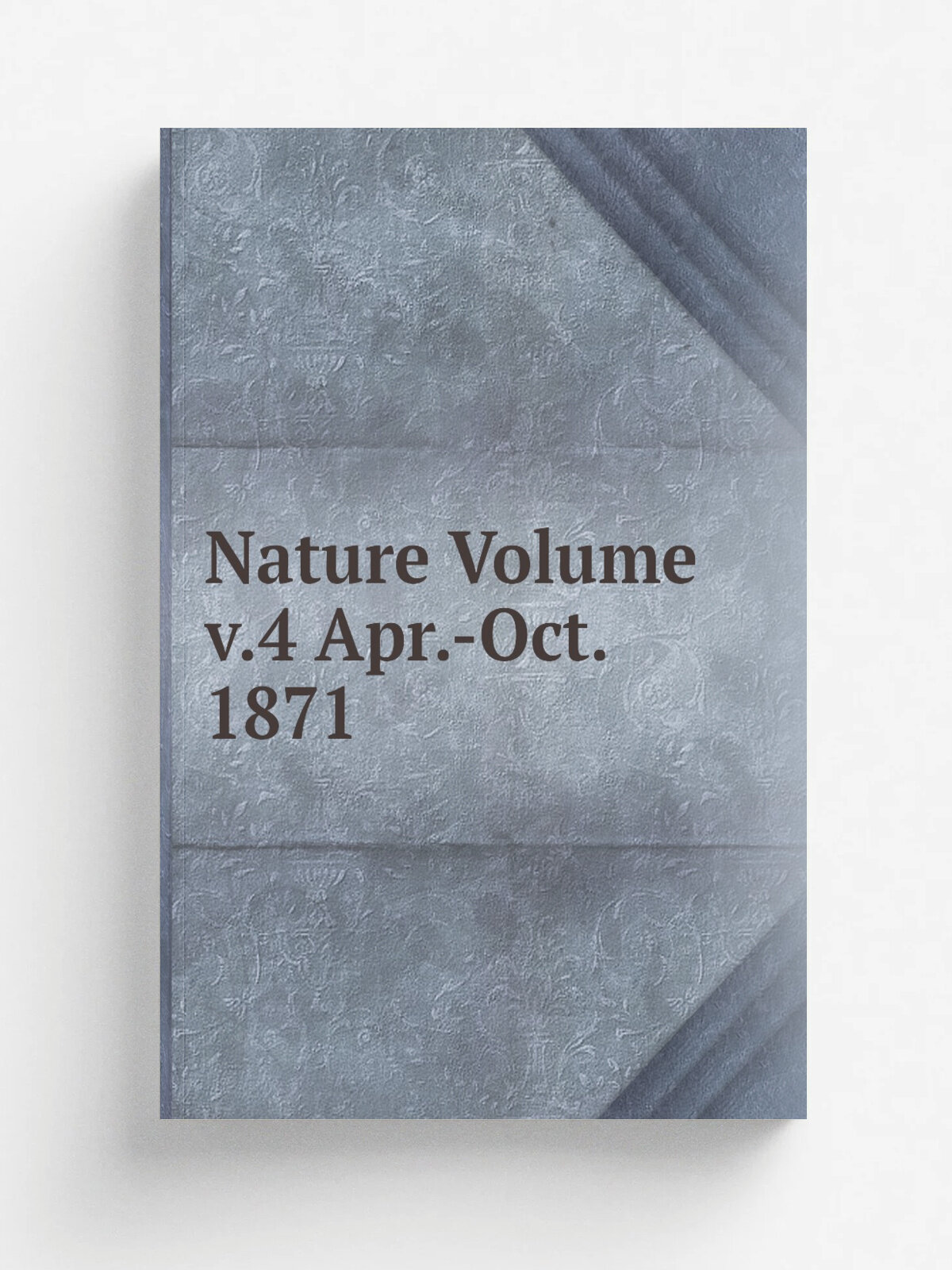 Nature Volume v.4 Apr.-Oct. 1871 | Репринт