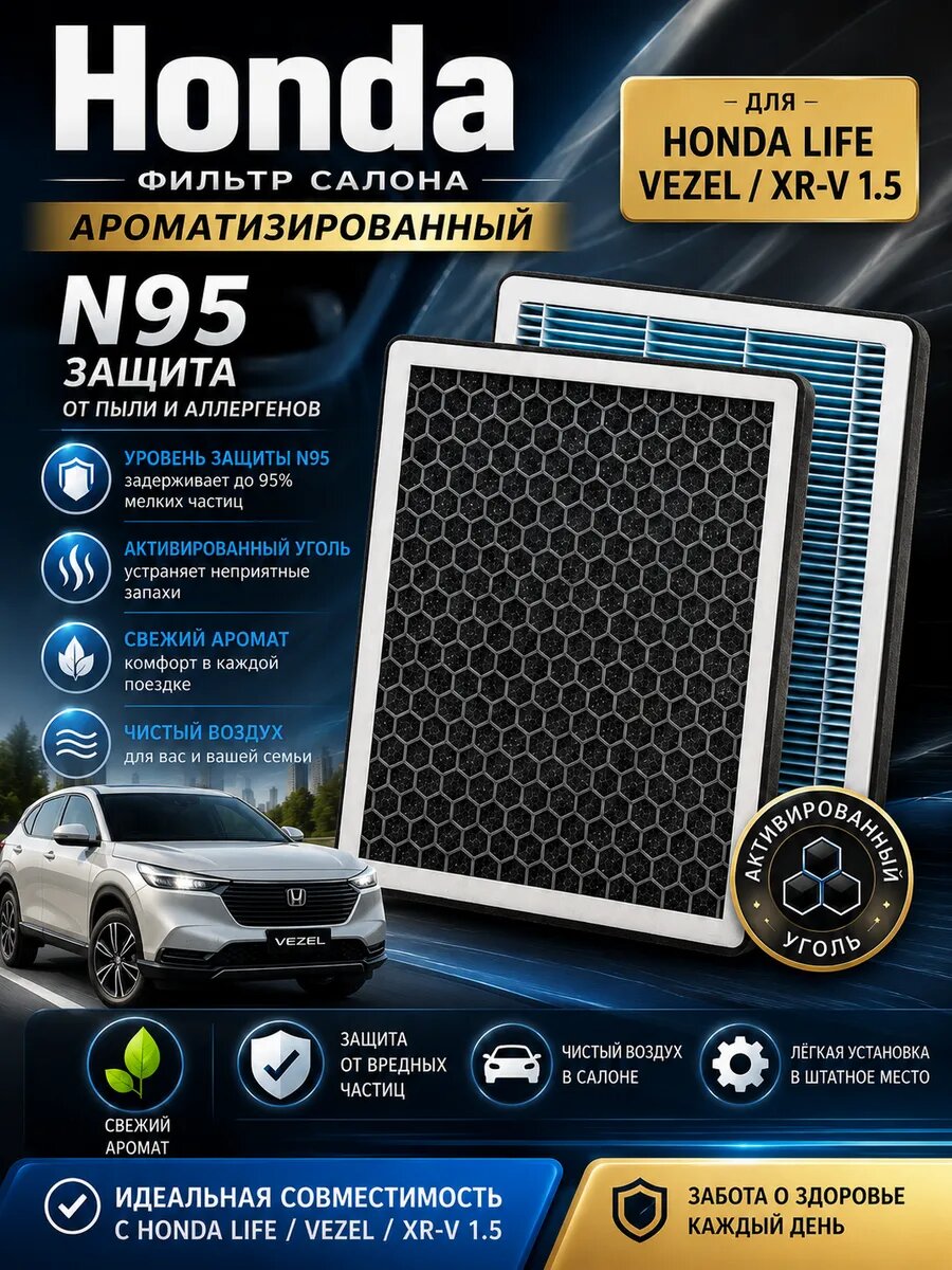 Фильтр салонный Honda Life Vezel XR-V N95