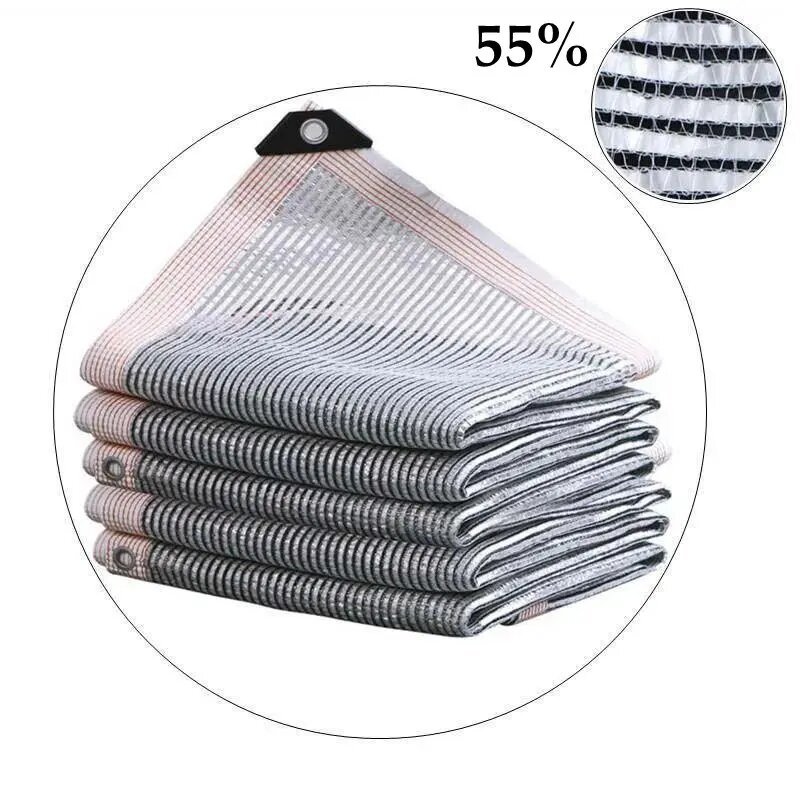 Солнцезащитная сетка из полиэтилена 55%-99% затенение для сада 1mx2m, 55Shading
