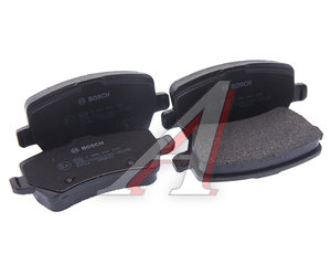 Колодки тормозные задние для Ford Galaxy, S-Max, Volvo S80, V70, XC60, XC70, Land Rover Freelander, 4 шт, Low-Metallic