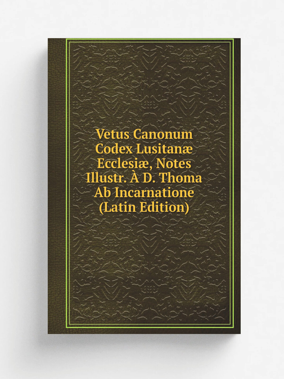 Vetus Canonum Codex Lusitan. Ecclesi, Notes Illustr. . D. Thoma Ab Incarnatione (Latin Edition) | Репринт