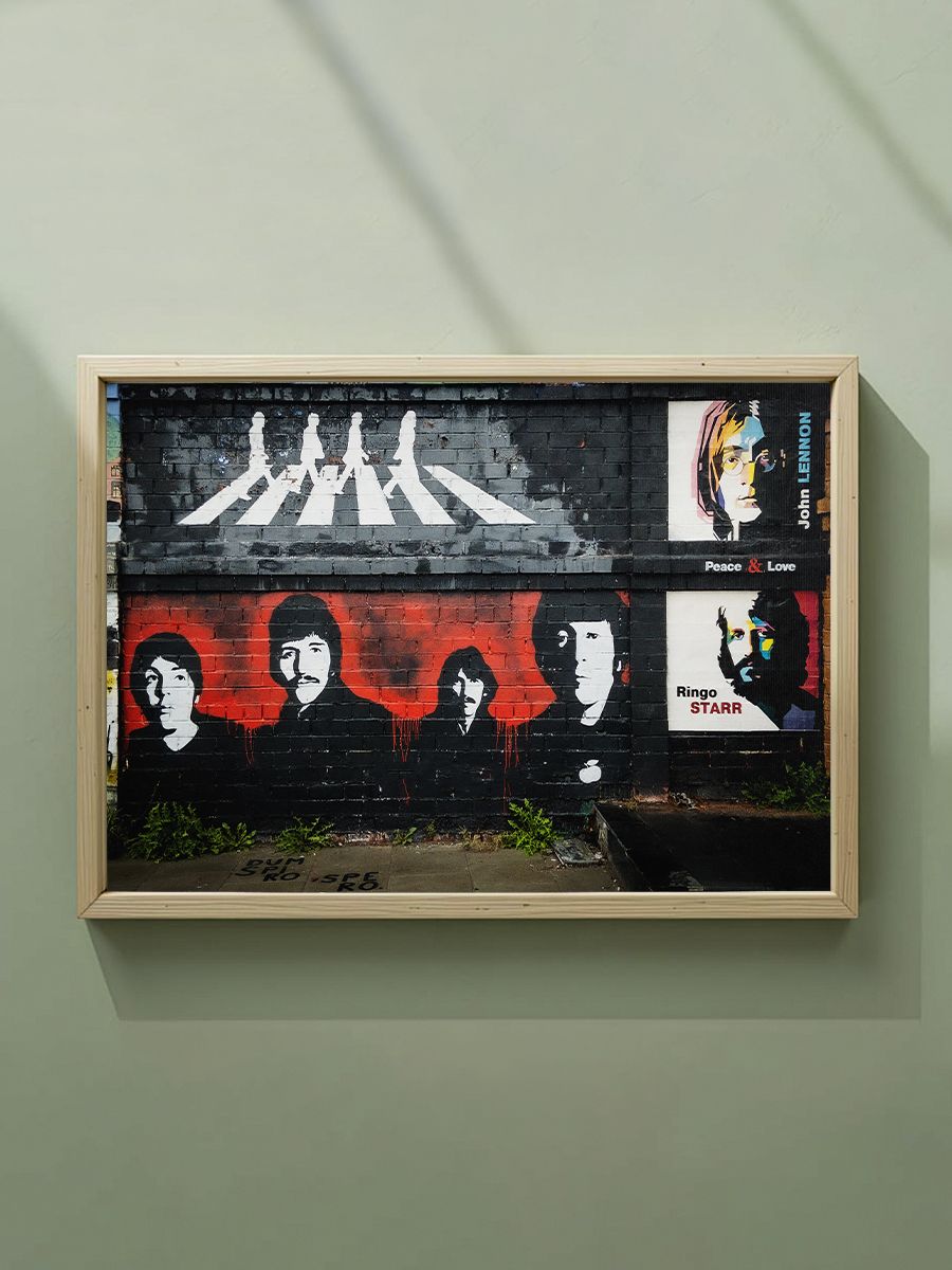Постер, плакат на стену "The Beatles / Битлз Рок Группа" 42 см х 29,7 см (А3), Без Рамы