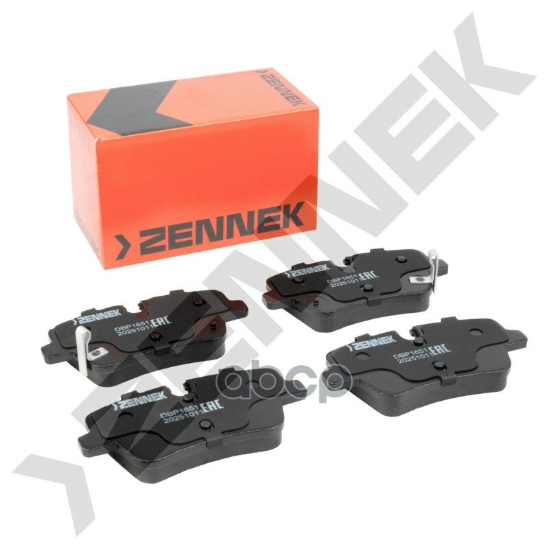 Тормозные колодки зад HONGQI HS5 19-/FAW BESTUNE B70 20- ZENNEK арт. DBP1651