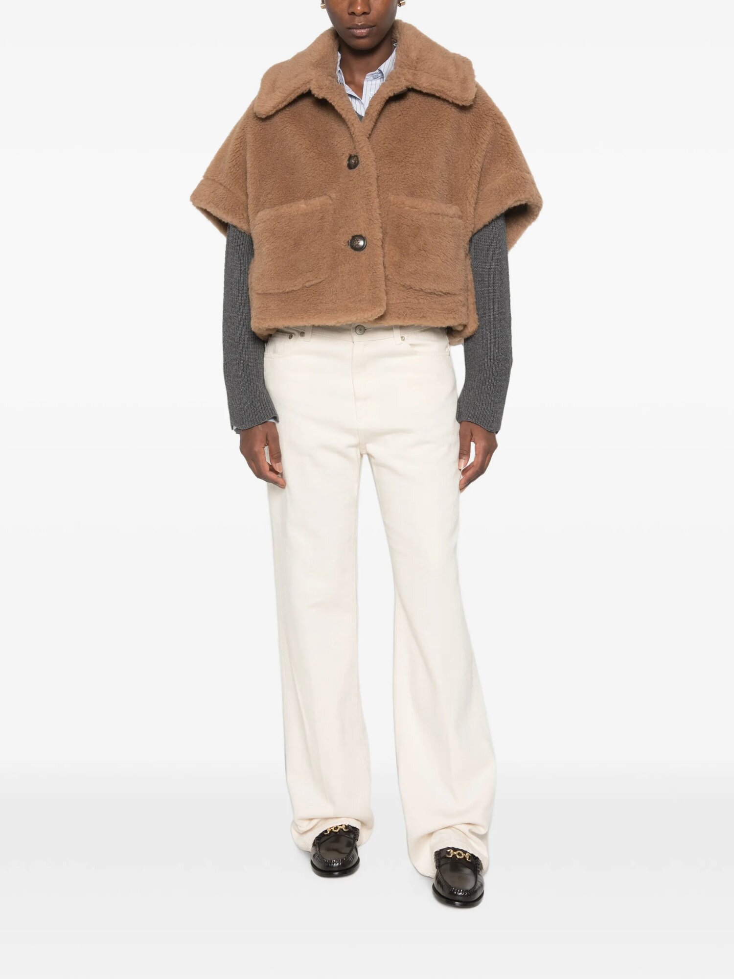 Накидка Max Mara Teddy Bear, размер 40 — фото 1
