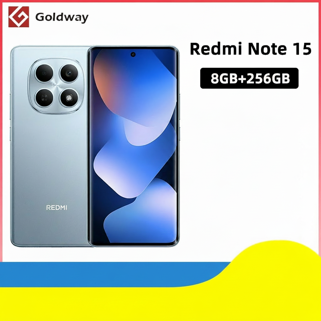 Глобальная версия Xiaomi Redmi Note 15 4G с основной камерой Standard, Черный, 256ГБ, 8GB 256GB Blue