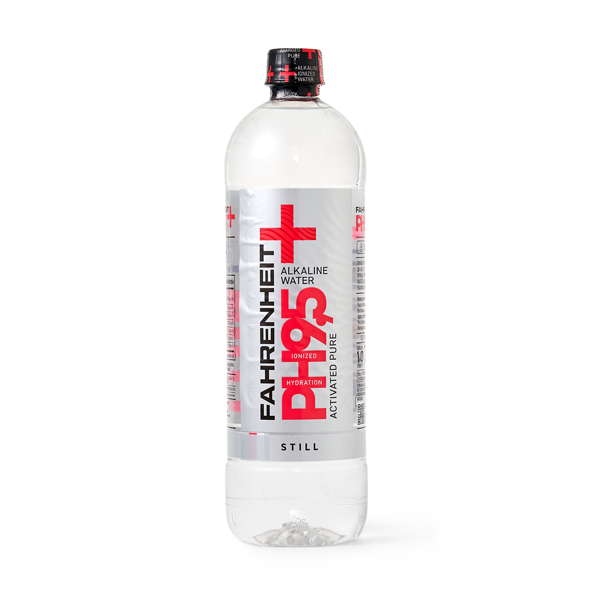 Вода Fahrenheit+ Alkaline негазированная, пластиковая бутылка, объем 1 л