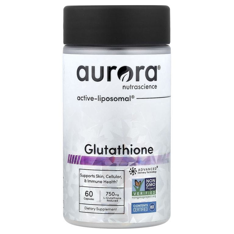 Aurora Nutrascience, Liposomal Glutathione , липосомальный глутатион, 60 капсул